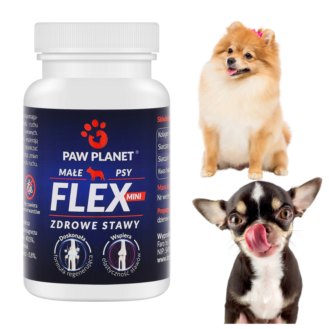 Paw Planet Flex Mini Zdrowe Stawy małe psy 120szt. - Dogsy